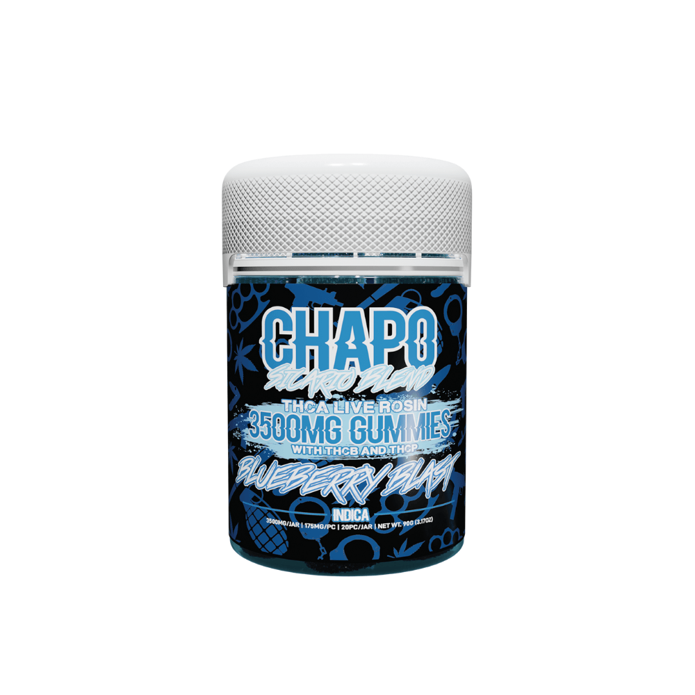 Chapo Extrax Sicario THC-A 3500mg Gummies - Blueberry Blast – Hemp City USA