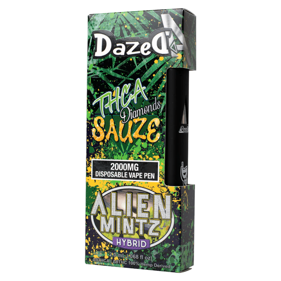 Dazed8 THC-A Diamonds Sauze 2G Disposable Vape – Hemp City USA