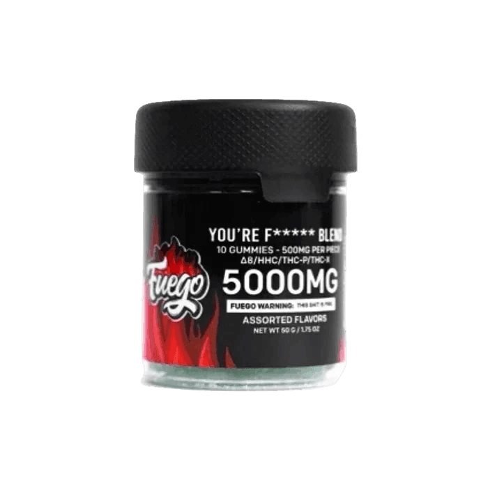 Fuego You’re F***ed 5000mg Gummies - Intense Live Resin – Hemp City USA