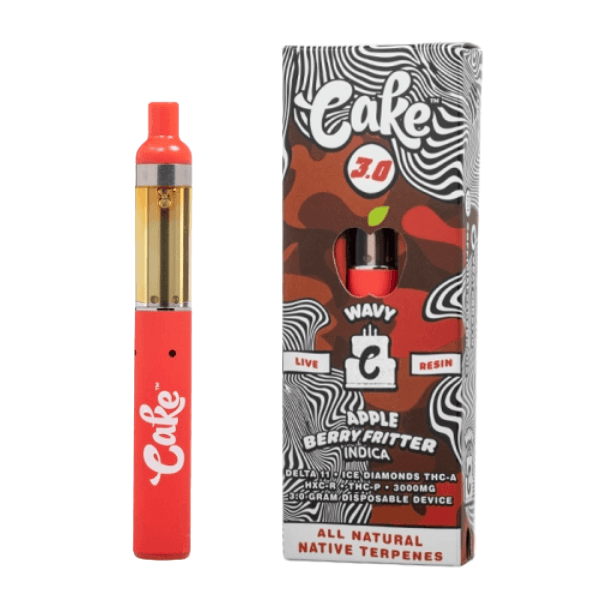 Cake Wavy Blend Live Resin 3G Disposable | Blueberry Muffin – Hemp City USA