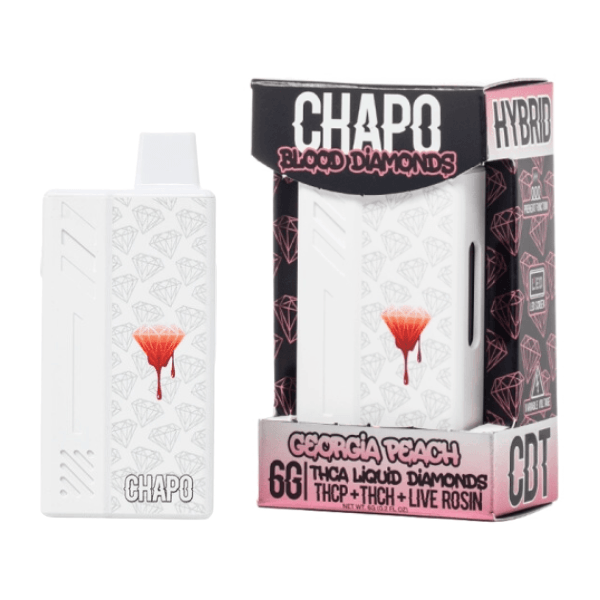 Chapo Extrax Blood Diamonds 6G Disposable - Georgia Peach – Hemp City USA