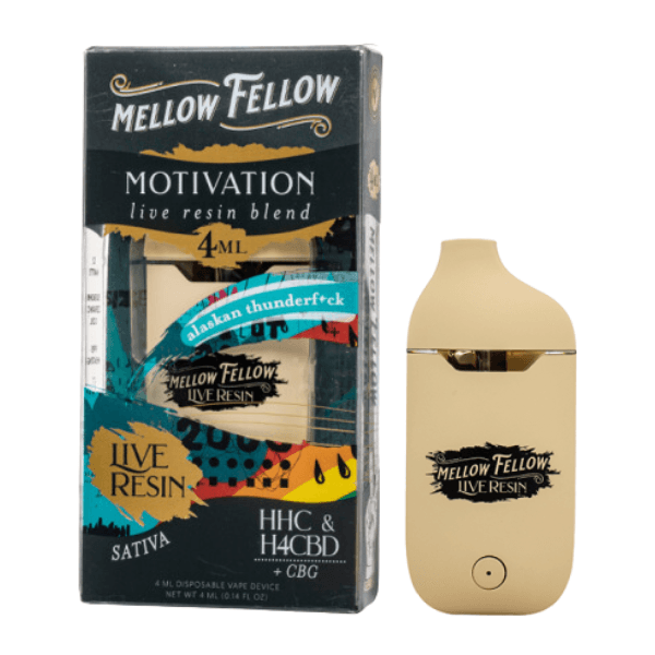 Mellow Fellow Motivation Blend Live Resin 4G Vape | 4000mg – Hemp City USA