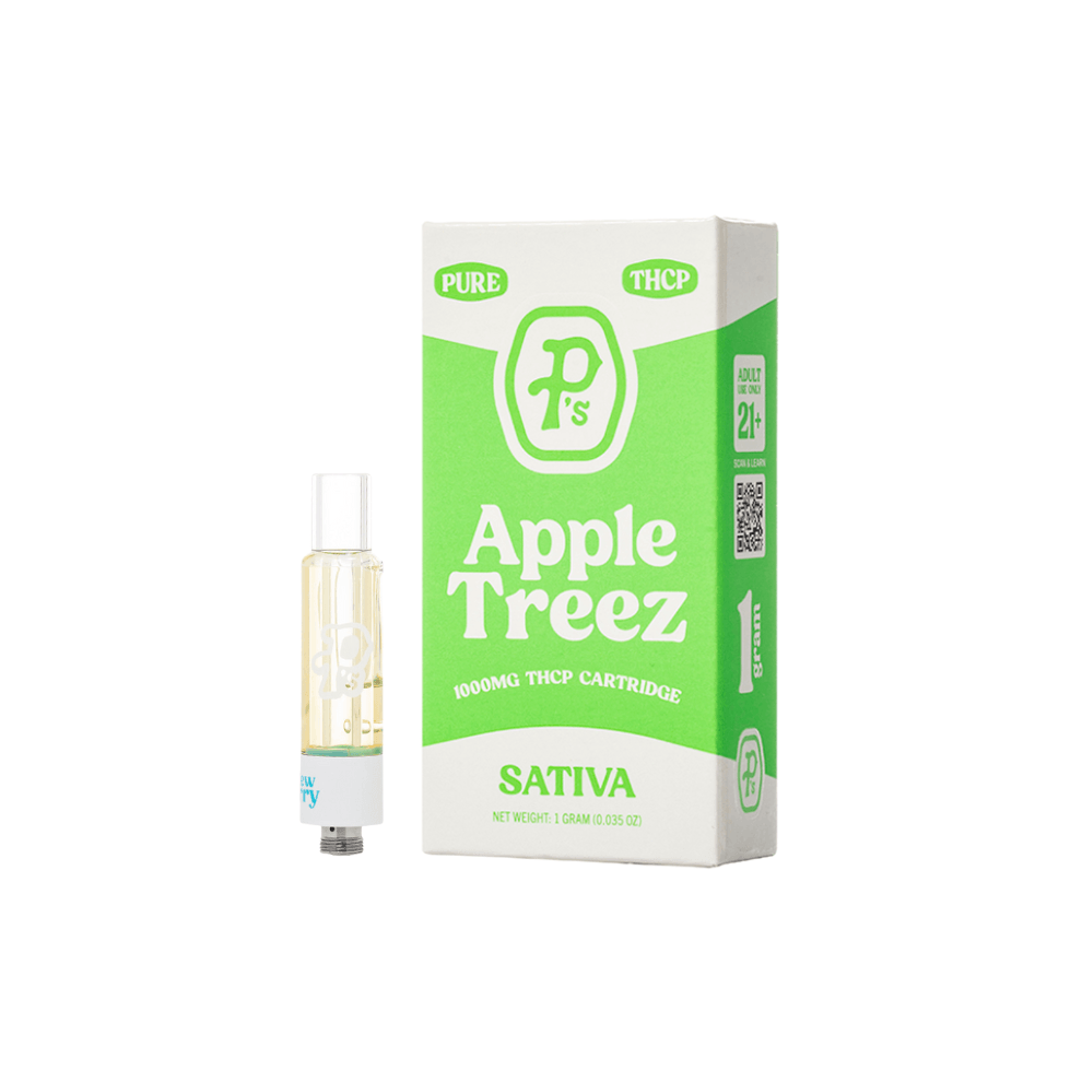 Pushin P's Pure THC-P 1G Vape Cartridge | Apple Treez – Hemp City USA