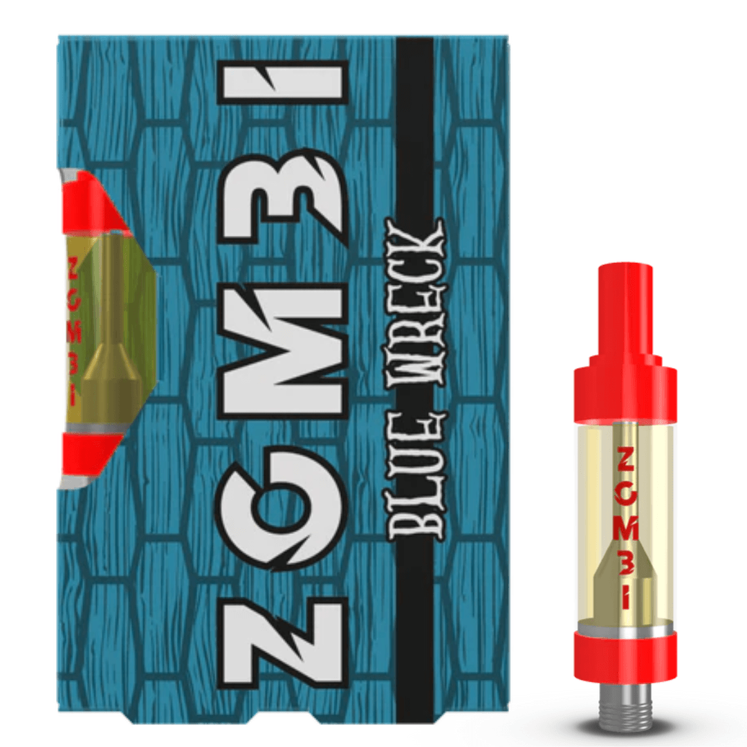 Zombi Live Badder 2G Vape Cartridge - Blue Wreck Indica – Hemp City USA