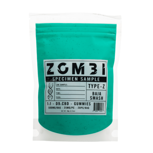 Zombi Specimen Sample Type-Z 500mg Gummies | Baja Smash – Hemp City USA